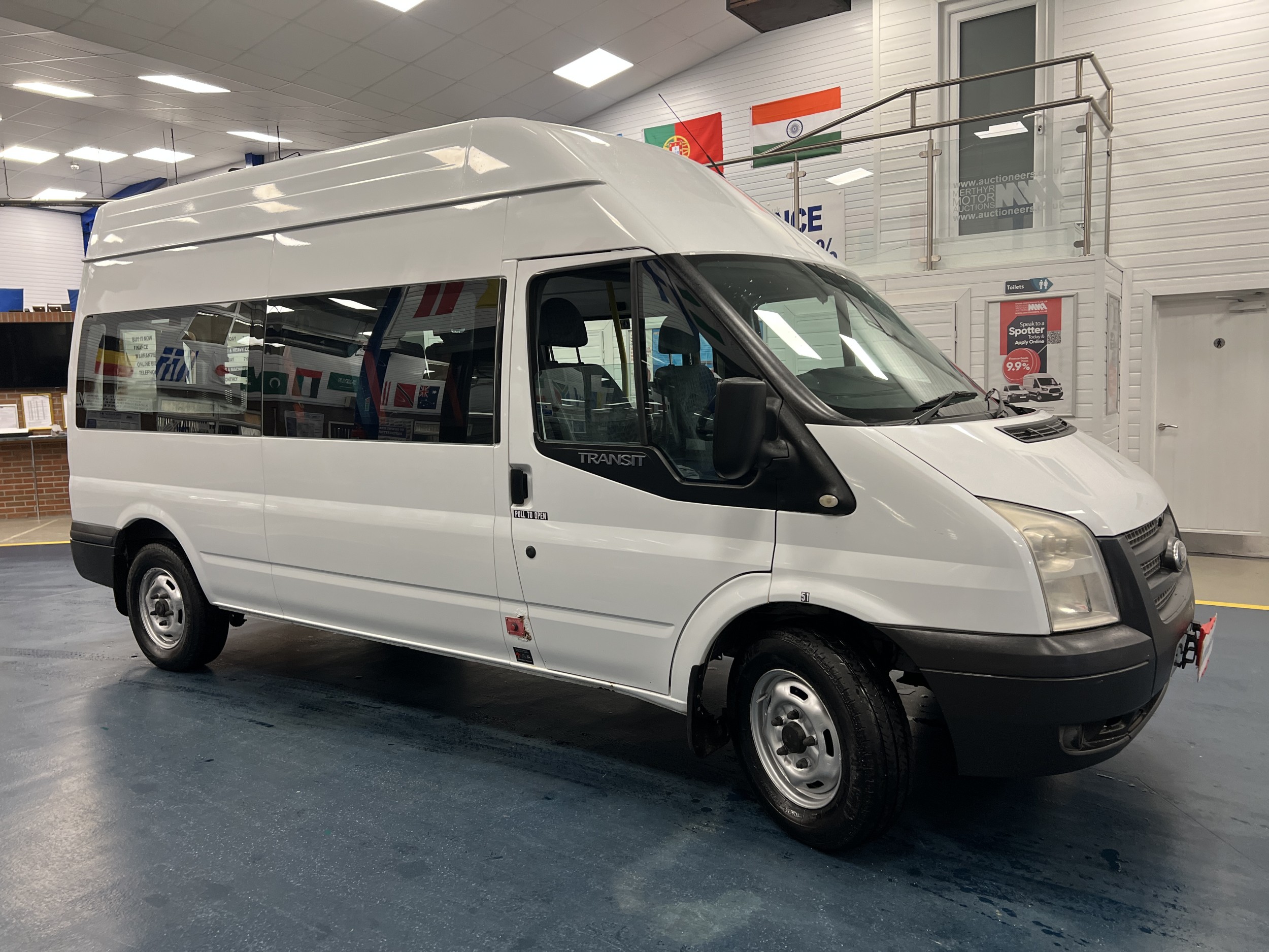 FORD TRANSIT T350 2.2TDCI 135PS RWD LWB HIGH ROOF 7 SEAT DISABLED ...